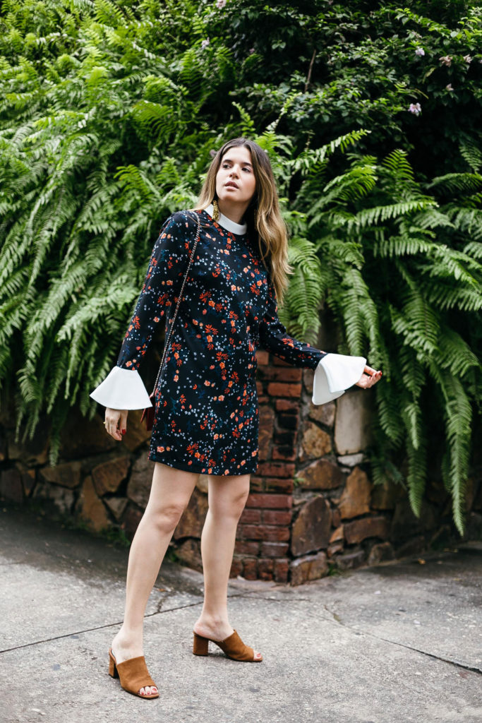 A Floral Holiday Party Look - A Constellation